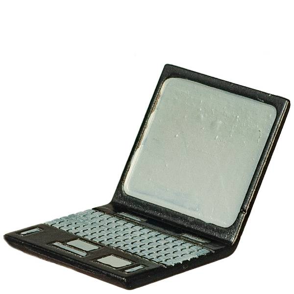 Black Dollhouse Miniature Laptop Computer – Little Shop of Miniatures
