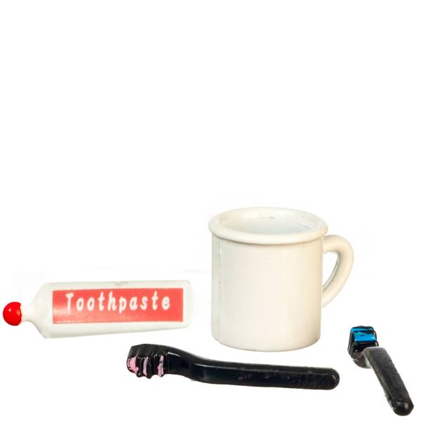 Dollhouse Miniature Toothbrush Set – Little Shop of Miniatures