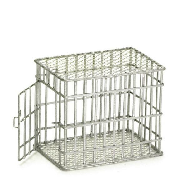 Small Dollhouse Miniature Dog Cage – Little Shop of Miniatures