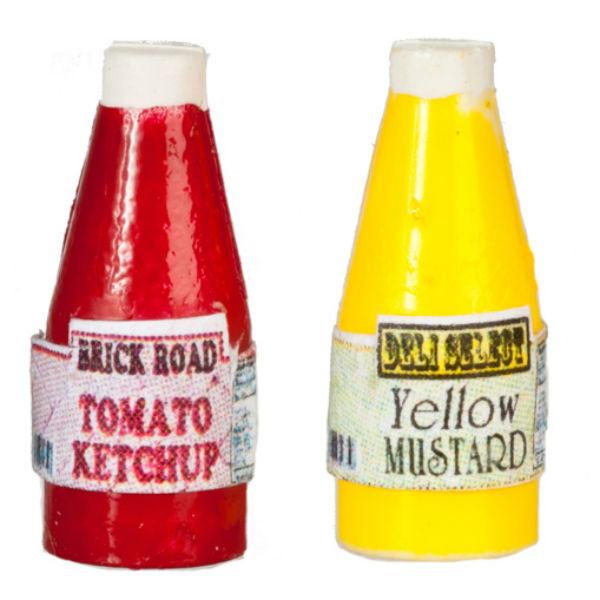 Dollhouse Miniature Ketchup & Mustard – Little Shop of Miniatures