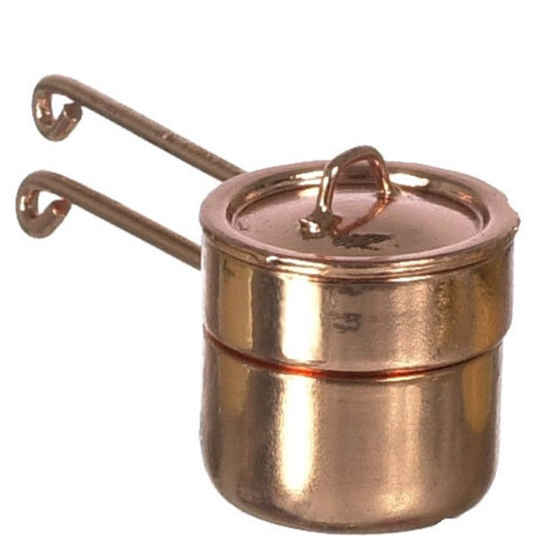 Copper Dollhouse Miniature Double Boiler – Little Shop of Miniatures