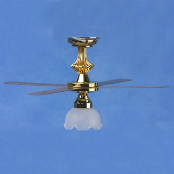 3-Tulip Dollhouse Miniature Ceiling Fan – Little Shop of Miniatures