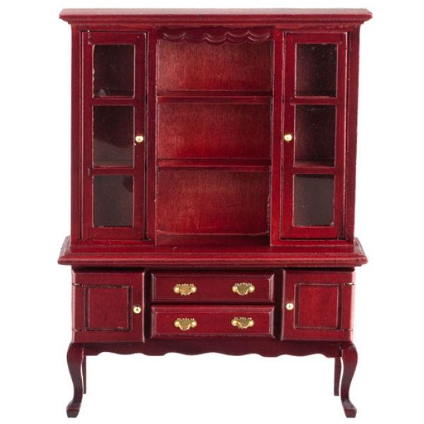 Queen Anne Mahogany Dollhouse Miniature Hutch – Little Shop of Miniatures