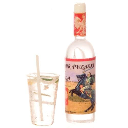 Dollhouse Miniature Vodka Bottle & Cocktail – Little Shop of Miniatures