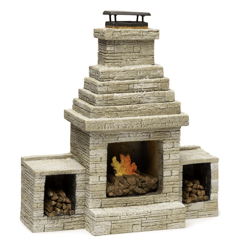 Large Stone Dollhouse Miniature Outdoor Fireplace – Little Shop of ...